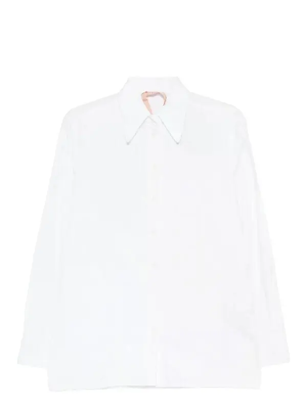 N°21 Logo-detail Shirt - White