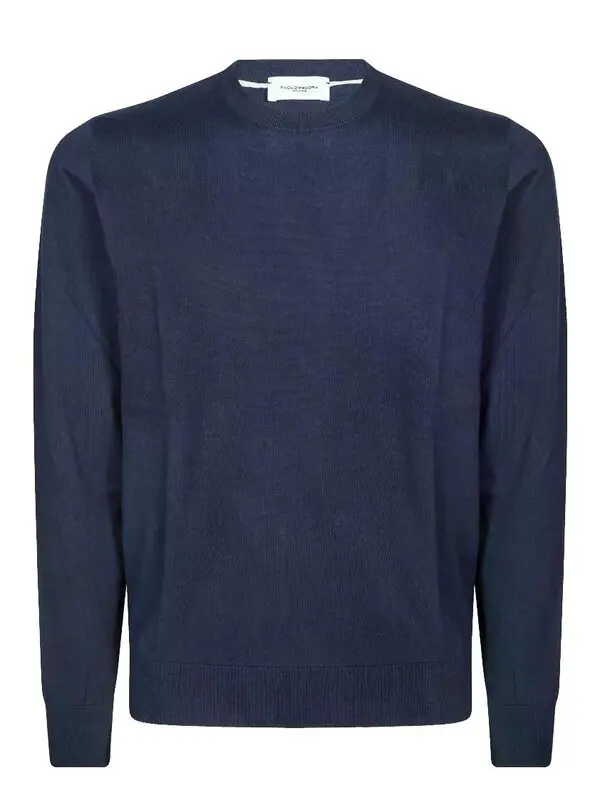 PAOLO PECORA Long-sleeves T-shirt - Blue