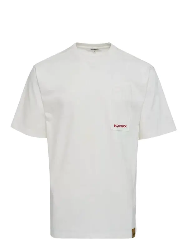BLACKJACK Chest-pocket T-shirt - White