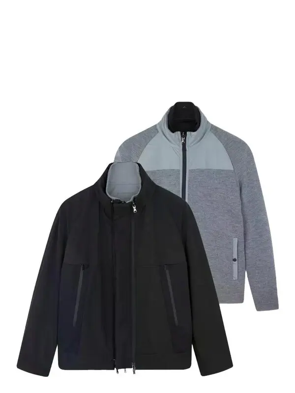 Paul & Shark Padded Double-layer Jacket - Black