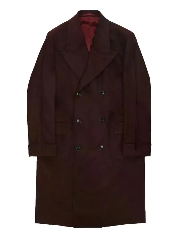 FORTELA Bogart Double-breasted Coat - Red