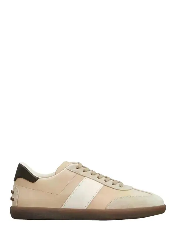 TOD'S Stripe Detail Sneakers - Neutrals