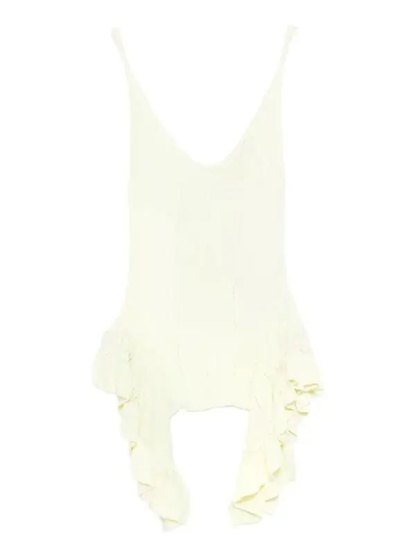 Blumarine V-neck Top - Yellow