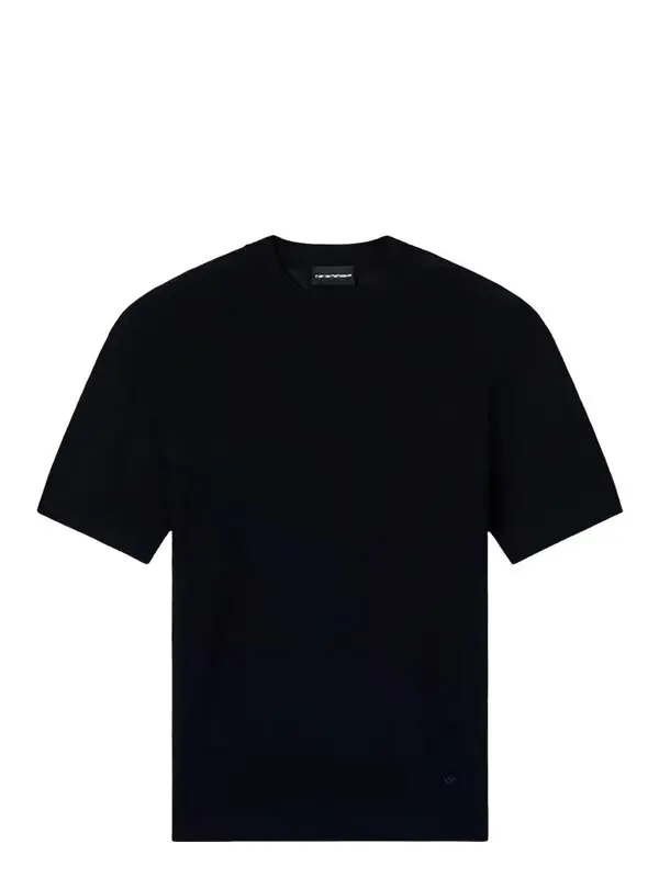Emporio Armani Short-sleeve Sweater - Black
