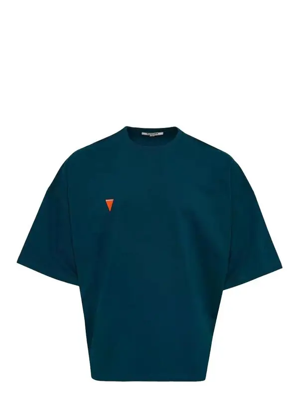 BLACKJACK Crew-neck Short-sleeve T-shirt - Blue