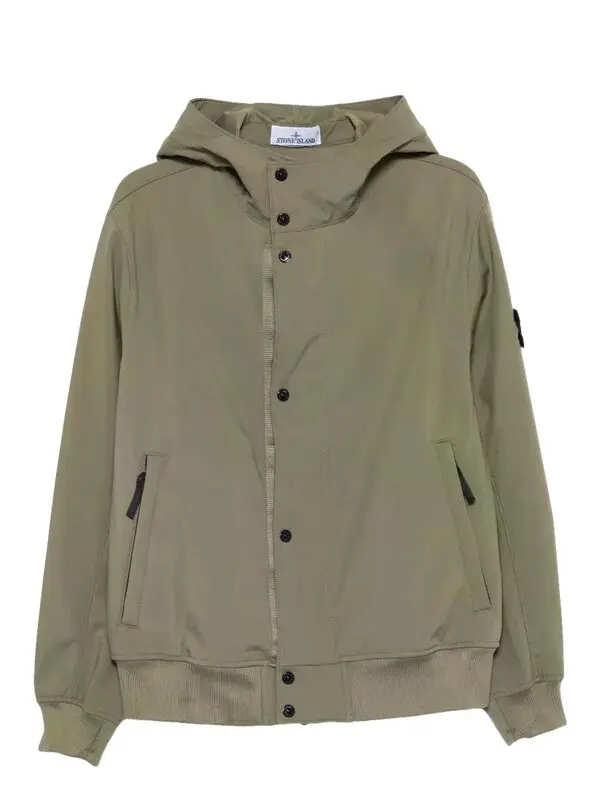 Stone Island Hooded Jacket - Green