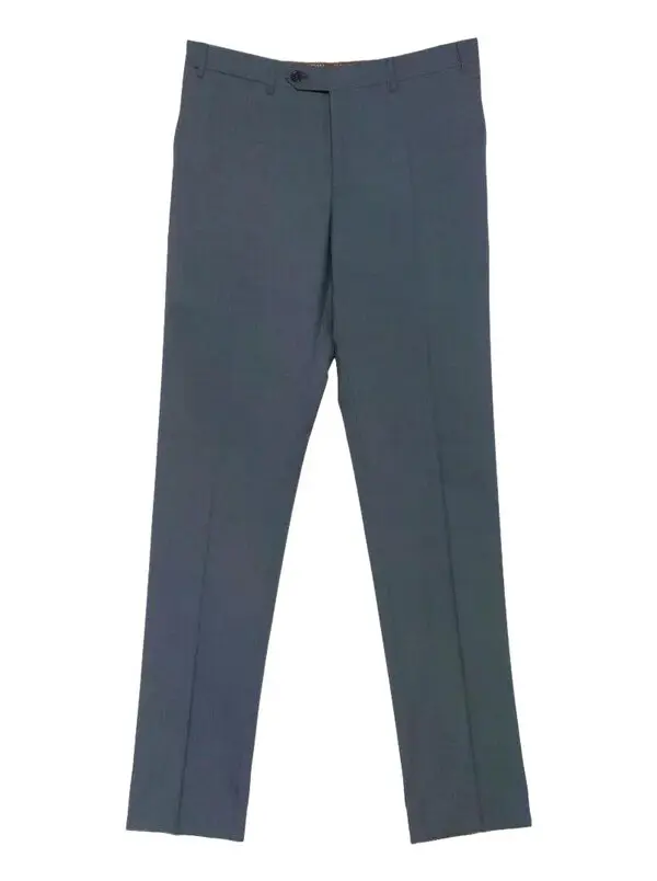 Canali Buttoned Trousers - Blue