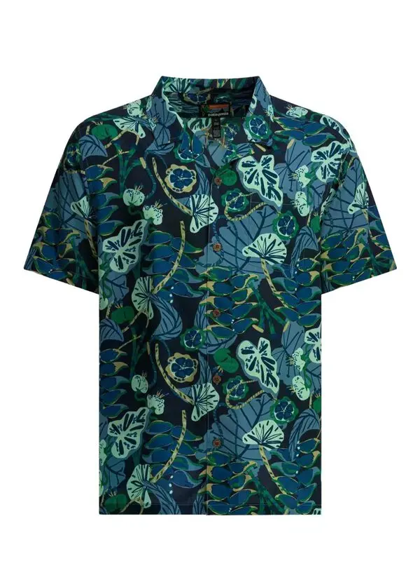 Patagonia Floral-print Shirt - Blue