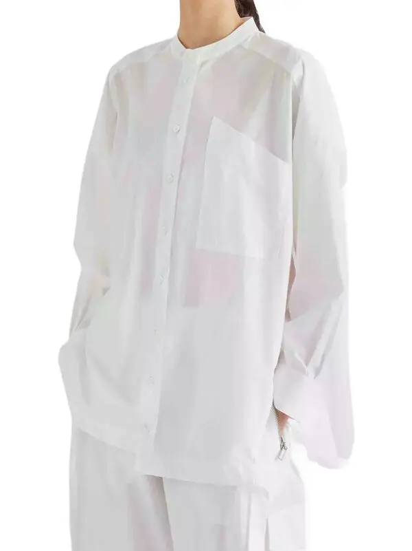 MEIMEIJ Pocket Collared Shirt - White