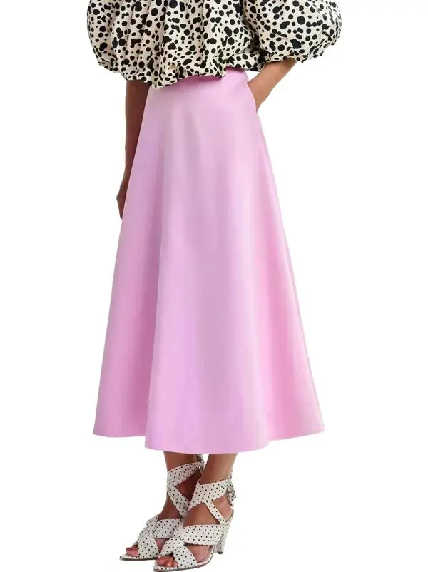 Essentiel Antwerp A-line Midi Skirt - Pink