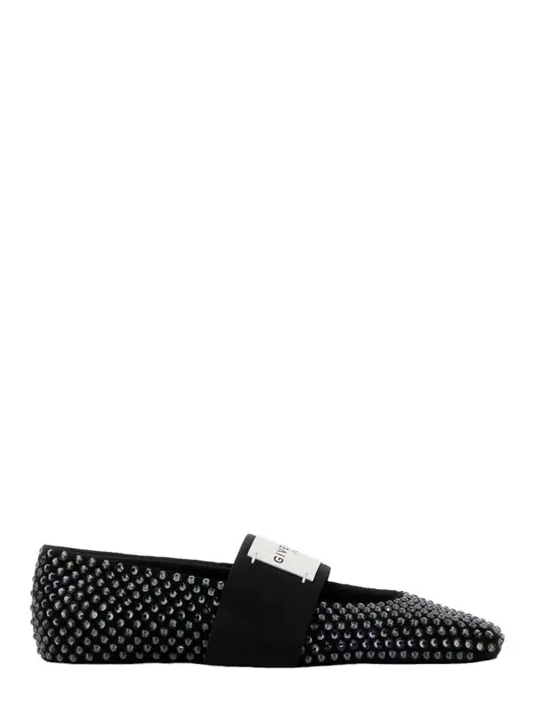 Givenchy Stud-embellished Ballerinas - Black