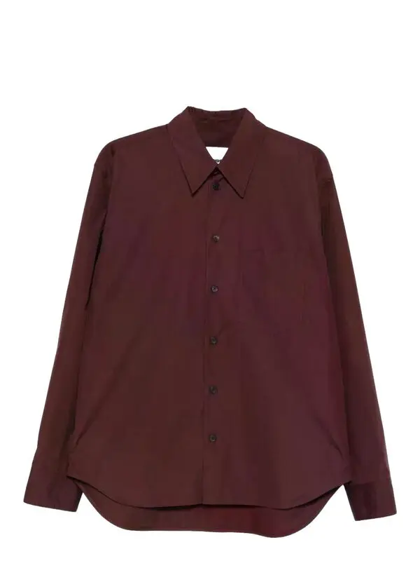 JIL SANDER Chest-pocket Shirt - Red