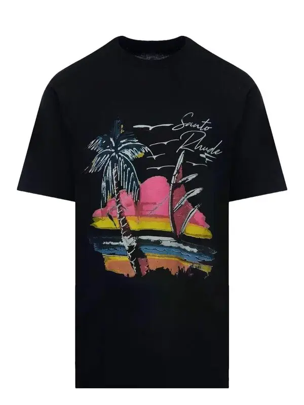 Rhude Saint- T-shirt - Black