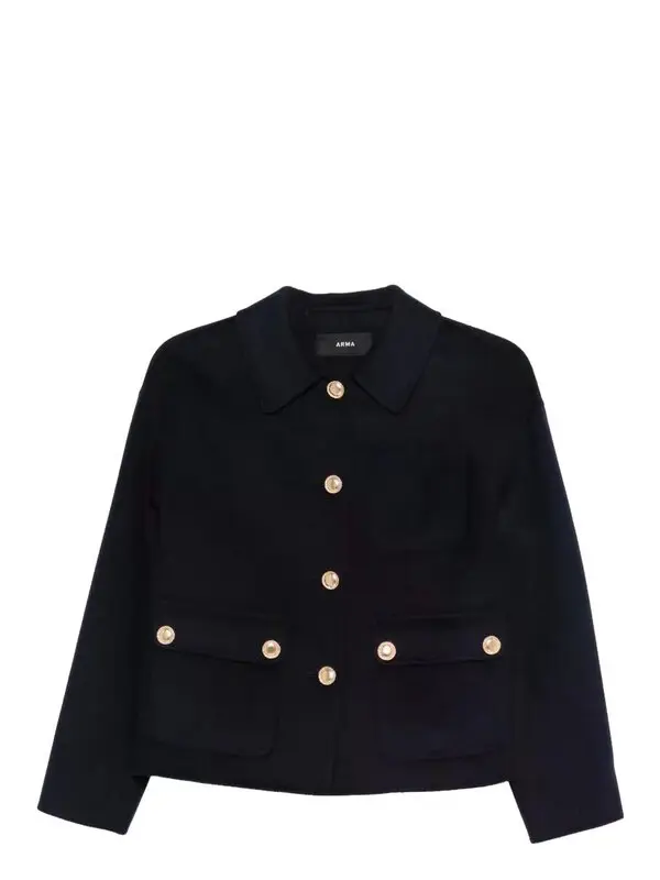 ARMA Buttoned Pocket Jacket - Blue