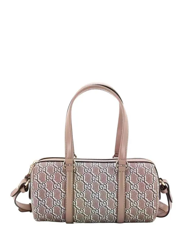 Gucci Gg Shadow Coated Canvas Small Duffle Bag - Brown