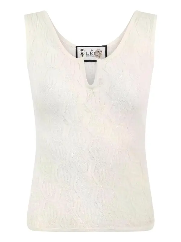 Philipp Plein Monogram Knit Tank Top - Neutrals