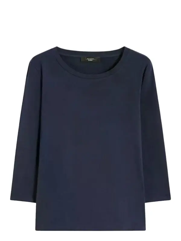 Max Mara Round Neck T-shirt - Blue