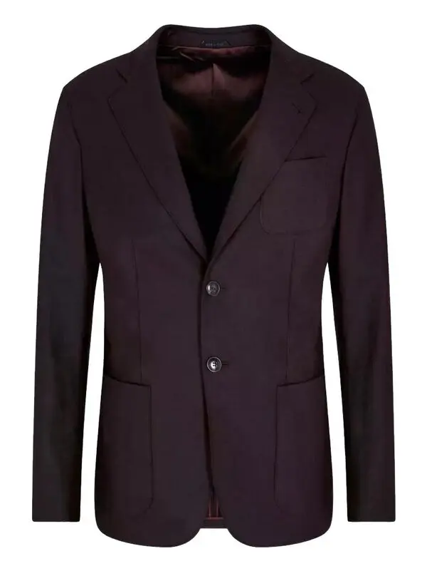 Giorgio Armani Single-breasted Blazer - Brown