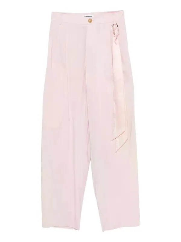 DARKPARK Ring-detail Trousers - Pink