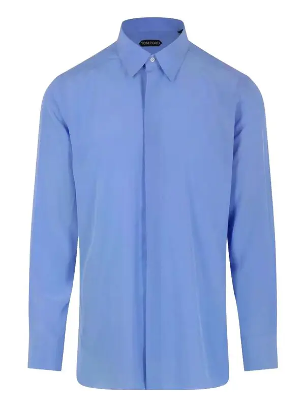 TOM FORD Button Shirt - Blue