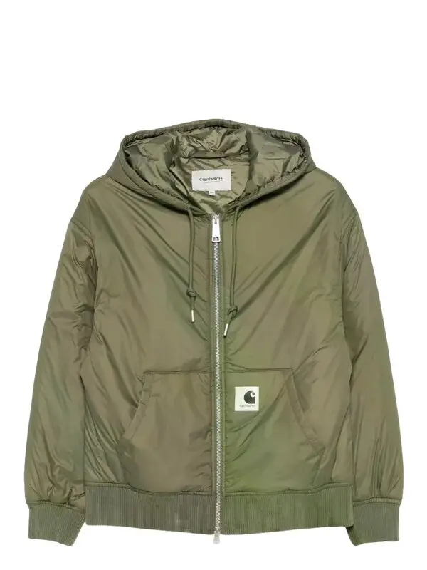 Carhartt Work In Progress Gad Hooded Puffer Jacket - Green