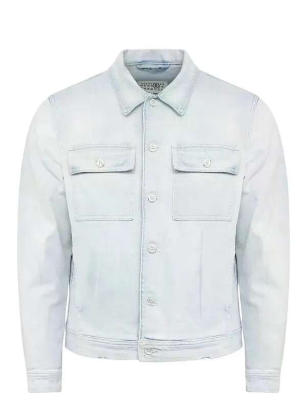 MAISON MARGIELA Button-front Denim Jacket - Blue