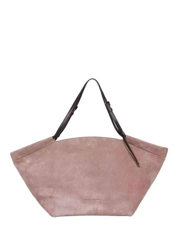 Brunello Cucinelli Leather Tote Bag - Pink