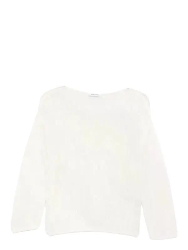 PHILO-SOFIE Boat-neck Knitted Sweater - White