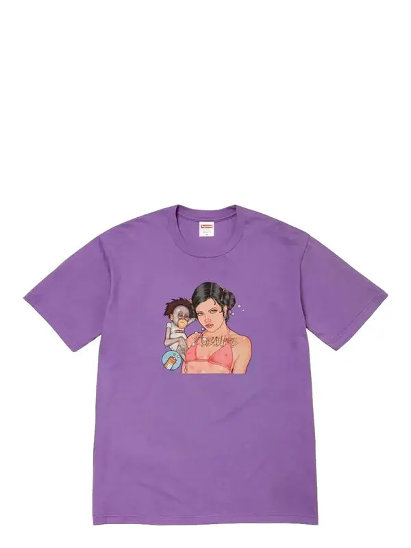 Supreme X John Jesse Angel Crew-neck T-shirt - Purple