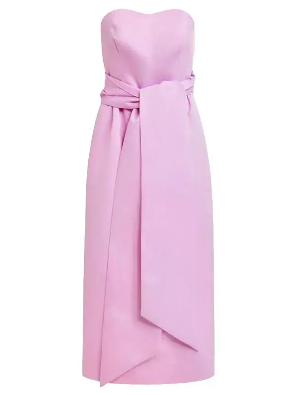 Essentiel Antwerp Juror Sleeveless Belted Midi Dress - Pink