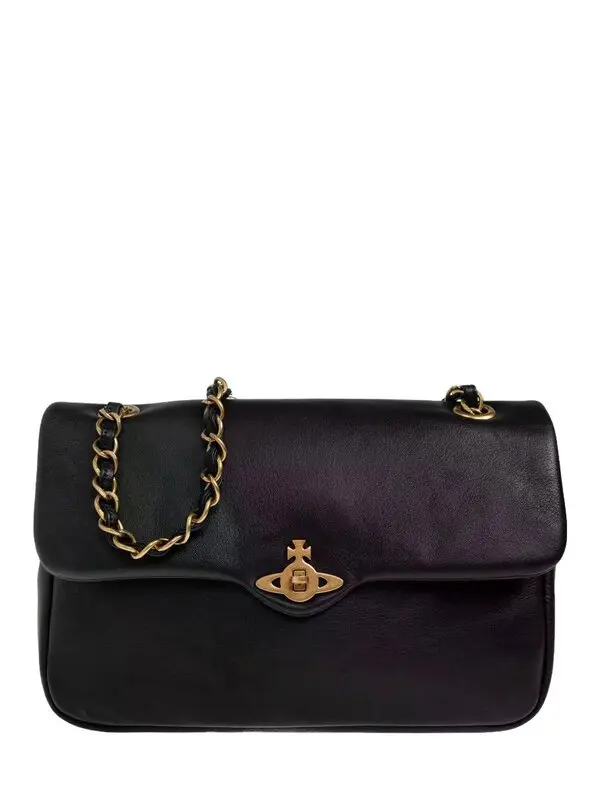 VIVIENNE WESTWOOD Anita Chain Shoulder Bag - Black