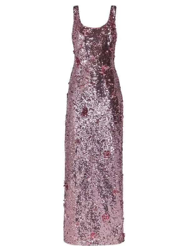 Simkhai Sequin Tindra Gown - Pink