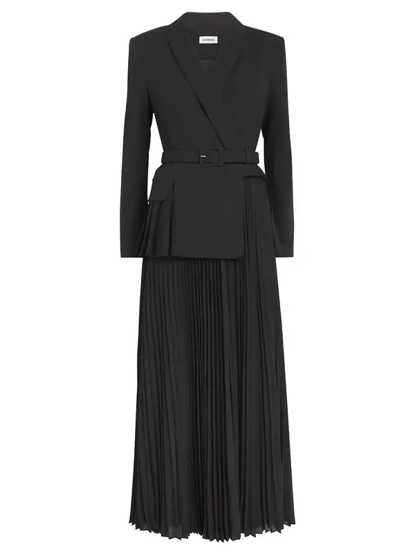 Simkhai Alexandra Blazer Midi Dress - Black
