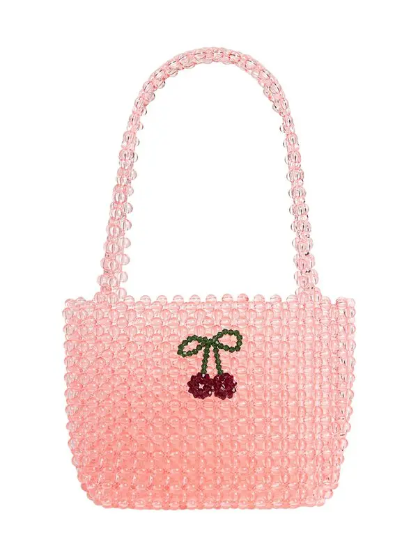 KONGES SLOJD Konges Sløjd Beaded Perla Shoulder Bag - Pink