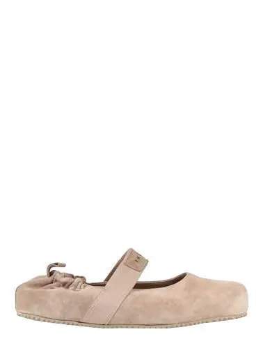 Inuikii Leather Ballet Flats - Beige
