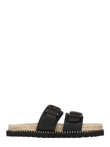 CastaÑer Leather Sandals - Black