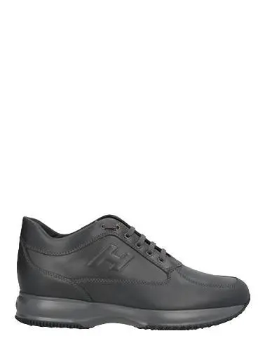 Hogan Interactive Leather Sneakers - Grey