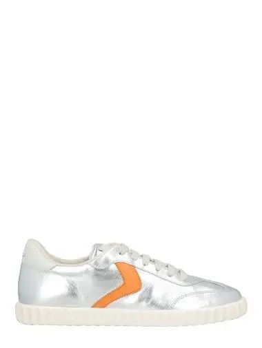 VOILE BLANCHE Ines Leather Sneakers - Silver