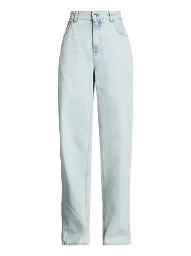 Blumarine Cotton Wide-leg Jeans - Blue