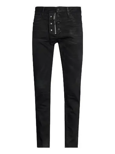 Dsquared2 Skinny Jeans With Logo - Black