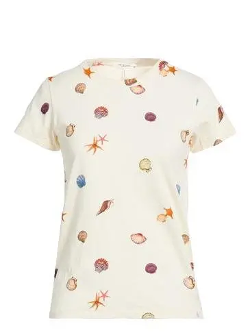 Rag & Bone Printed Cotton T-shirt - Ivory