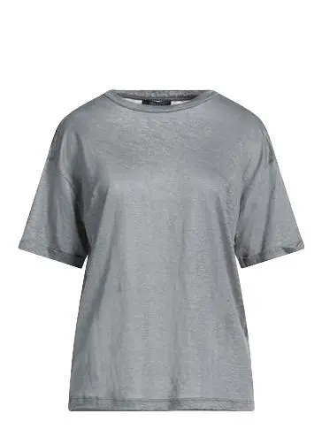 ARAGONA Linen T-shirt - Grey
