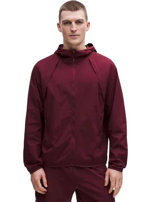 Lululemon Fast And Free Packable Jacket - Burgundy Bay