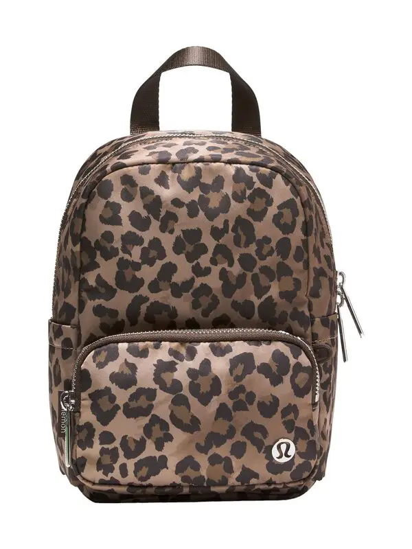 Lululemon Everywhere Backpack Mini 4l - True Leopard Multi/oxford Red/walnut Crunch/silver
