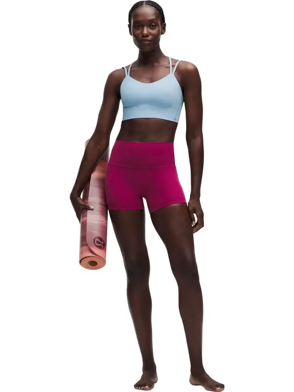 Lululemon Align No Line™ High-rise 4" Short - Raspberry Rave