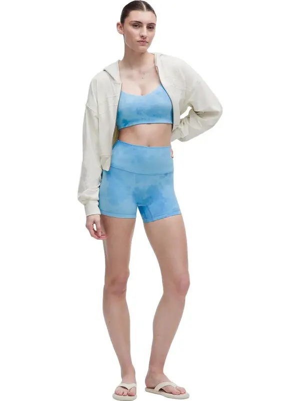 Lululemon Align No Line™ High-rise 4" Short - Smoothie Wash Blueberry Multi