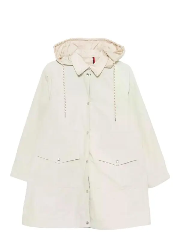 Moncler Begonia Parka Coat - Neutrals