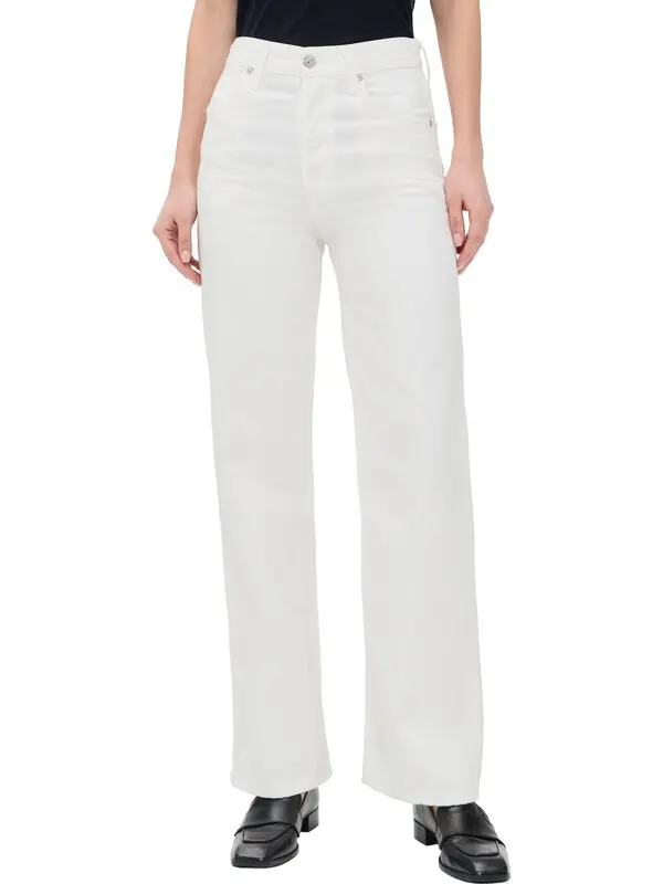 Citizens Of Humanity Annina Straight-leg Jeans - Soft White