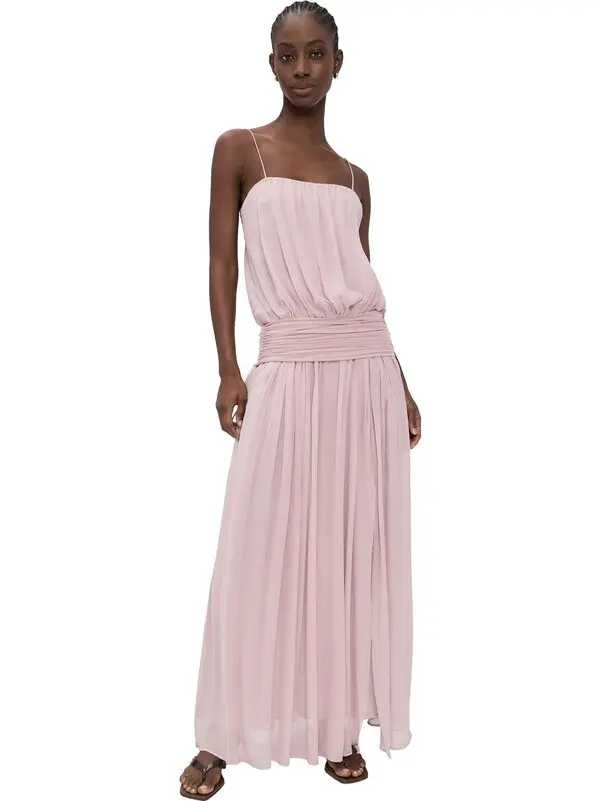 Bec & Bridge Camille Blouson Dress - Mauve