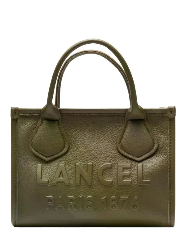 LANCEL Jour Zip Leather Tote - Green